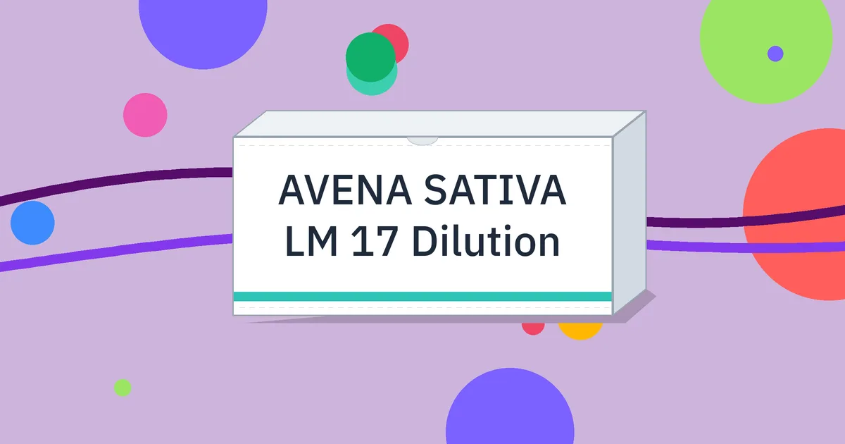 Symbolbild: Packung mit der Aufschrift AVENA SATIVA LM 17 Dilution (PZN 12786796) – Verfügbarkeit und Bezug in Apotheken in Frankfurt am Main