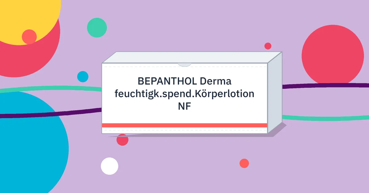 Symbolbild: Packung mit der Aufschrift BEPANTHOL Derma feuchtigk.spend.Körperlotion NF (PZN 16529688) – Verfügbarkeit und Bezug in Apotheken in Frankfurt am Main