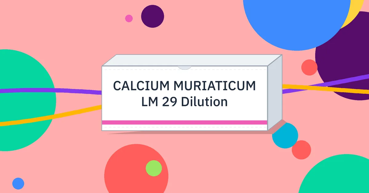 Symbolbild: Packung mit der Aufschrift CALCIUM MURIATICUM LM 29 Dilution (PZN 13409481) – Verfügbarkeit und Bezug in Apotheken in Frankfurt am Main