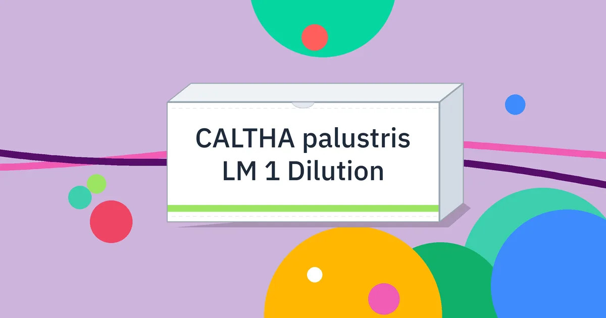 Symbolbild: Packung mit der Aufschrift CALTHA palustris LM 1 Dilution (PZN 13411443) – Verfügbarkeit und Bezug in Apotheken in Frankfurt am Main