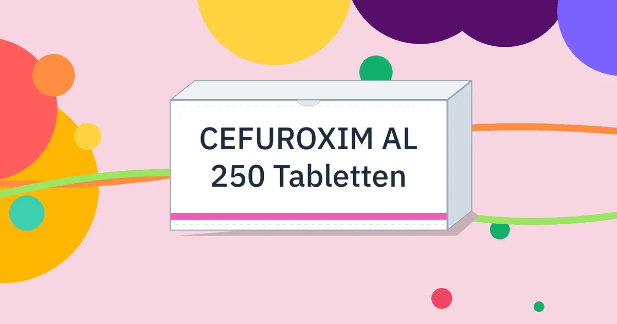 Symbolbild: Packung mit der Aufschrift CEFUROXIM AL 250 Tabletten (PZN 00271294) – Verfügbarkeit und Bezug in Apotheken in Frankfurt am Main