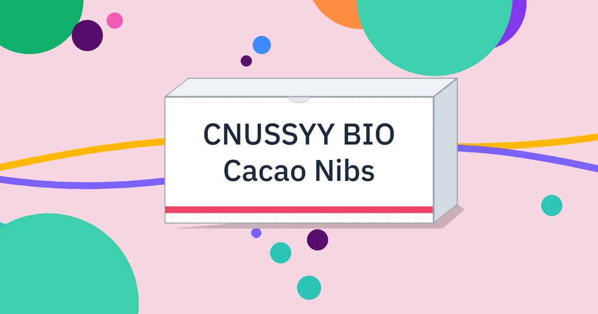 Symbolbild: Packung mit der Aufschrift CNUSSYY BIO Cacao Nibs (PZN 14242770) – Verfügbarkeit und Bezug in Apotheken in Frankfurt am Main