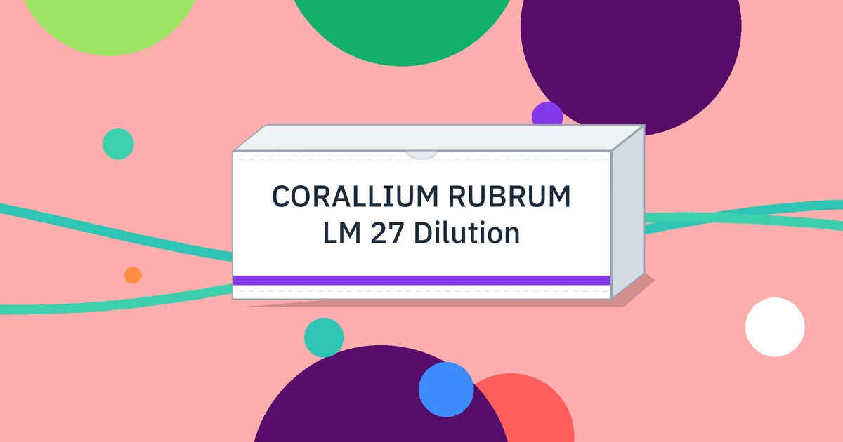 Symbolbild: Packung mit der Aufschrift CORALLIUM RUBRUM LM 27 Dilution (PZN 12834153) – Verfügbarkeit und Bezug in Apotheken in Frankfurt am Main
