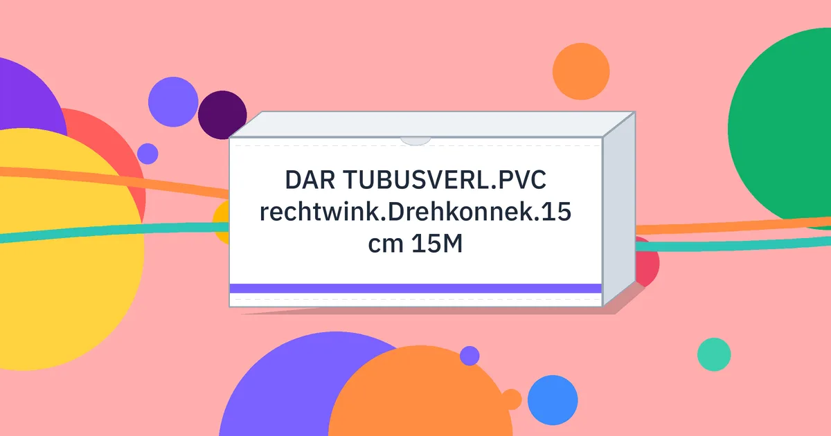 Symbolbild: Packung mit der Aufschrift DAR TUBUSVERL.PVC rechtwink.Drehkonnek.15 cm 15M (PZN 02408834) – Verfügbarkeit und Bezug in Apotheken in Frankfurt am Main