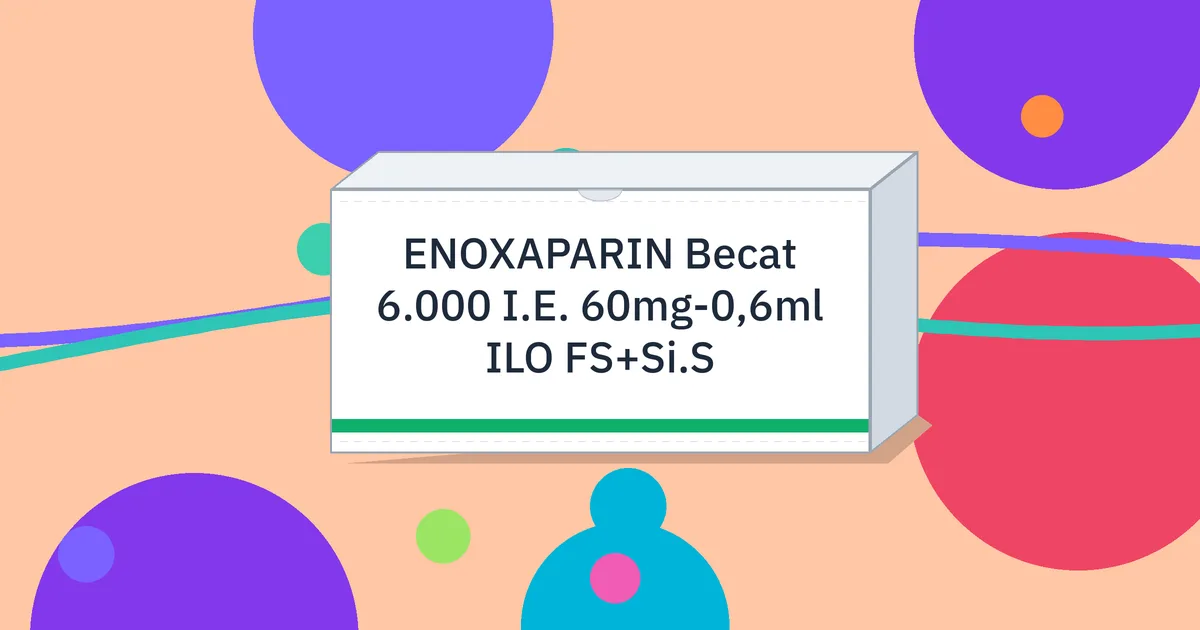 Symbolbild: Packung mit der Aufschrift ENOXAPARIN Becat 6.000 I.E. 60mg-0,6ml ILO FS+Si.S (PZN 13509107) – Verfügbarkeit und Bezug in Apotheken in Frankfurt am Main