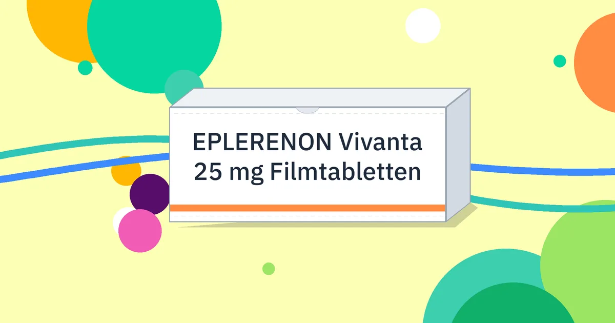 Symbolbild: Packung mit der Aufschrift EPLERENON Vivanta 25 mg Filmtabletten (PZN 16931781) – Verfügbarkeit und Bezug in Apotheken in Frankfurt am Main