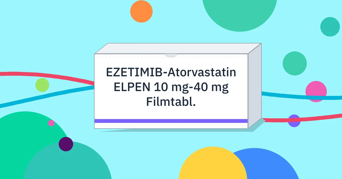 Symbolbild: Packung mit der Aufschrift EZETIMIB-Atorvastatin ELPEN 10 mg-40 mg Filmtabl. (PZN 17244700) – Verfügbarkeit und Bezug in Apotheken in Frankfurt am Main