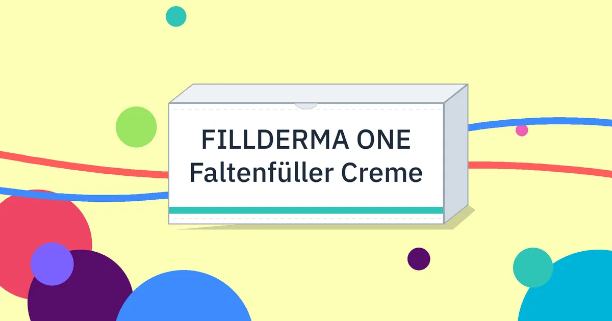 Symbolbild: Packung mit der Aufschrift FILLDERMA ONE Faltenfüller Creme (PZN 18022203) – Verfügbarkeit und Bezug in Apotheken in Frankfurt am Main