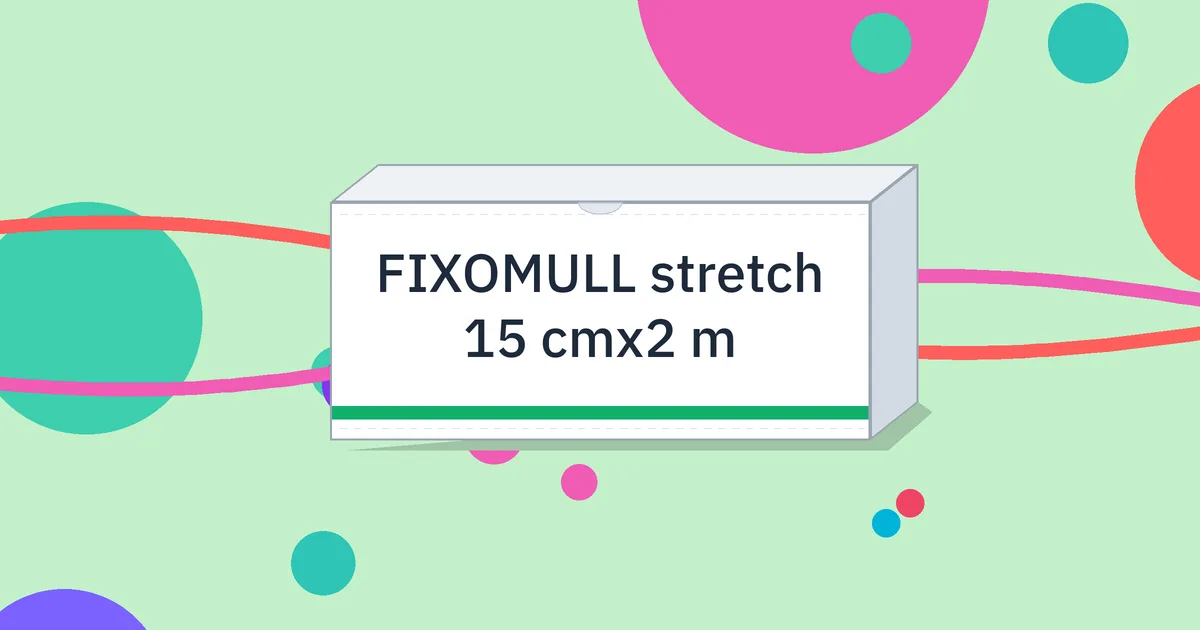 Symbolbild: Packung mit der Aufschrift FIXOMULL stretch 15 cmx2 m (PZN 15234956) – Verfügbarkeit und Bezug in Apotheken in Frankfurt am Main