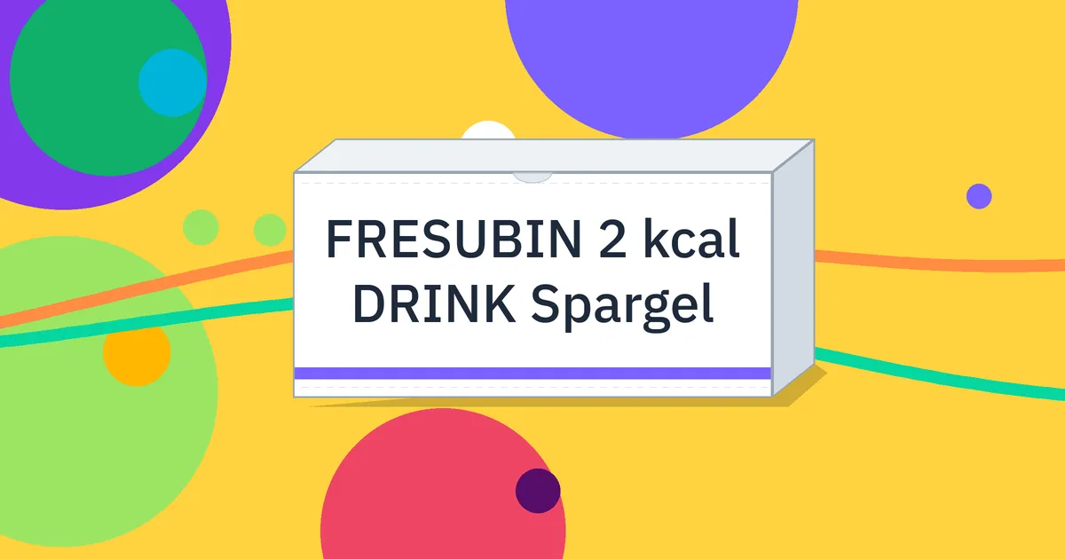 Symbolbild: Packung mit der Aufschrift FRESUBIN 2 kcal DRINK Spargel (PZN 14139032) – Verfügbarkeit und Bezug in Apotheken in Frankfurt am Main