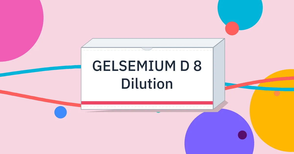 Symbolbild: Packung mit der Aufschrift GELSEMIUM D 8 Dilution (PZN 02401861) – Verfügbarkeit und Bezug in Apotheken in Frankfurt am Main