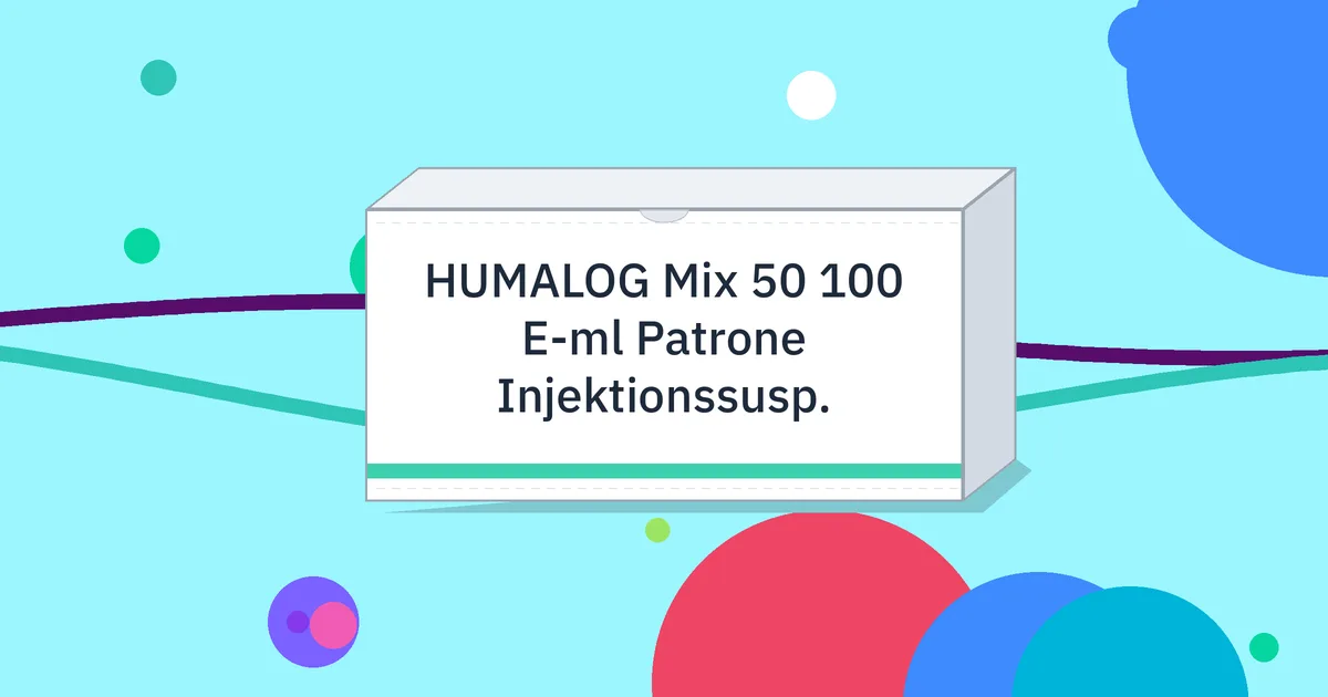Symbolbild: Packung mit der Aufschrift HUMALOG Mix 50 100 E-ml Patrone Injektionssusp. (PZN 00182171) – Verfügbarkeit und Bezug in Apotheken in Frankfurt am Main