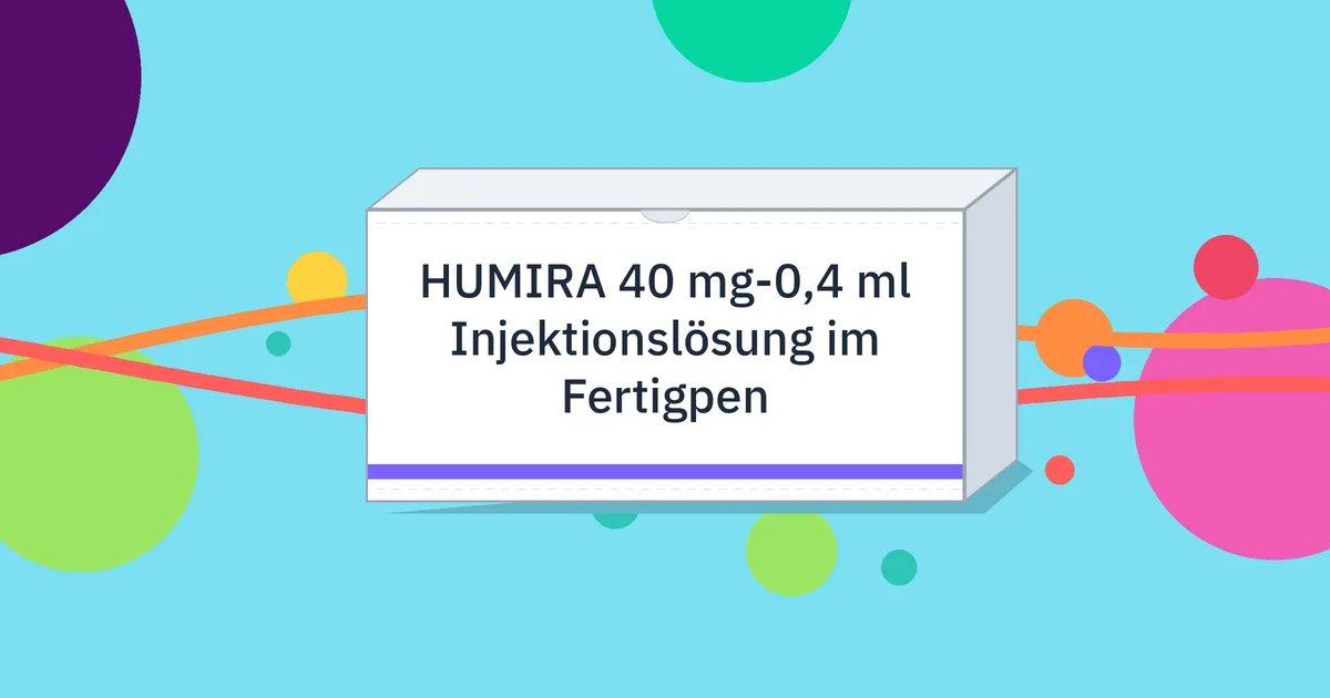 Symbolbild: Packung mit der Aufschrift HUMIRA 40 mg-0,4 ml Injektionslösung im Fertigpen (PZN 14062364) – Verfügbarkeit und Bezug in Apotheken in Frankfurt am Main