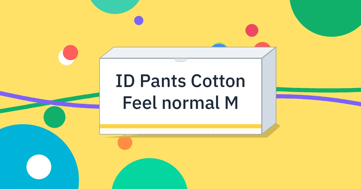 Symbolbild: Packung mit der Aufschrift ID Pants Cotton Feel normal M (PZN 00141918) – Verfügbarkeit und Bezug in Apotheken in Frankfurt am Main