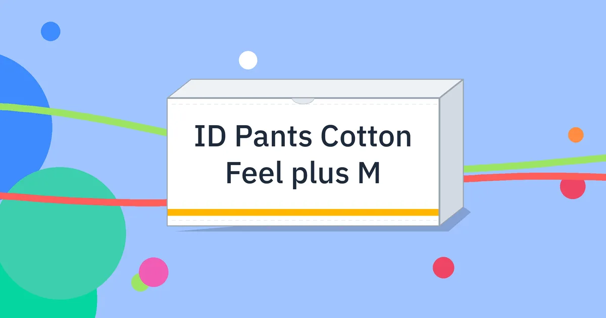 Symbolbild: Packung mit der Aufschrift ID Pants Cotton Feel plus M (PZN 00142119) – Verfügbarkeit und Bezug in Apotheken in Frankfurt am Main
