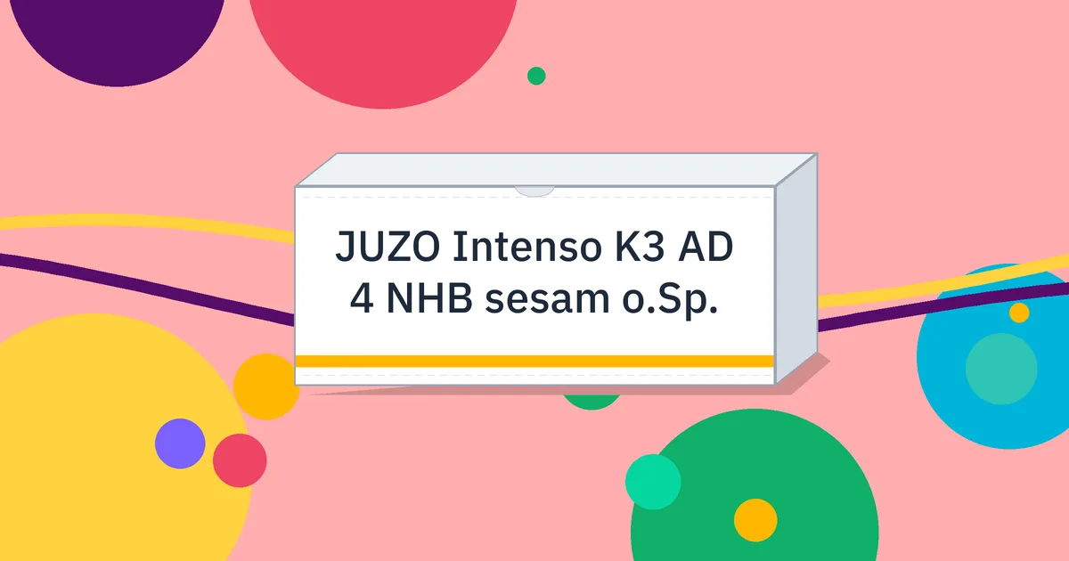 Symbolbild: Packung mit der Aufschrift JUZO Intenso K3 AD 4 NHB sesam o.Sp. (PZN 18641449) – Verfügbarkeit und Bezug in Apotheken in Frankfurt am Main