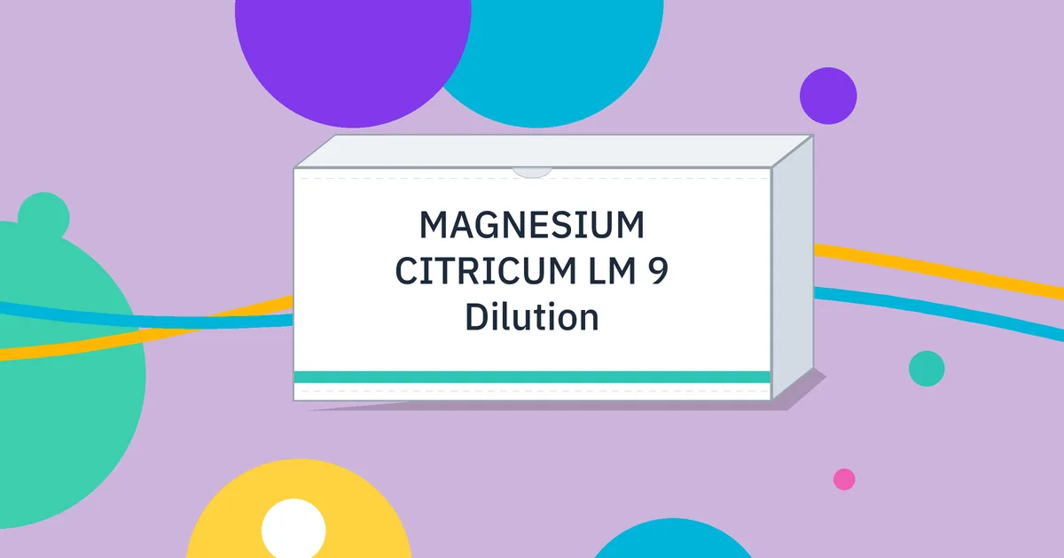 Symbolbild: Packung mit der Aufschrift MAGNESIUM CITRICUM LM 9 Dilution (PZN 13764644) – Verfügbarkeit und Bezug in Apotheken in Frankfurt am Main