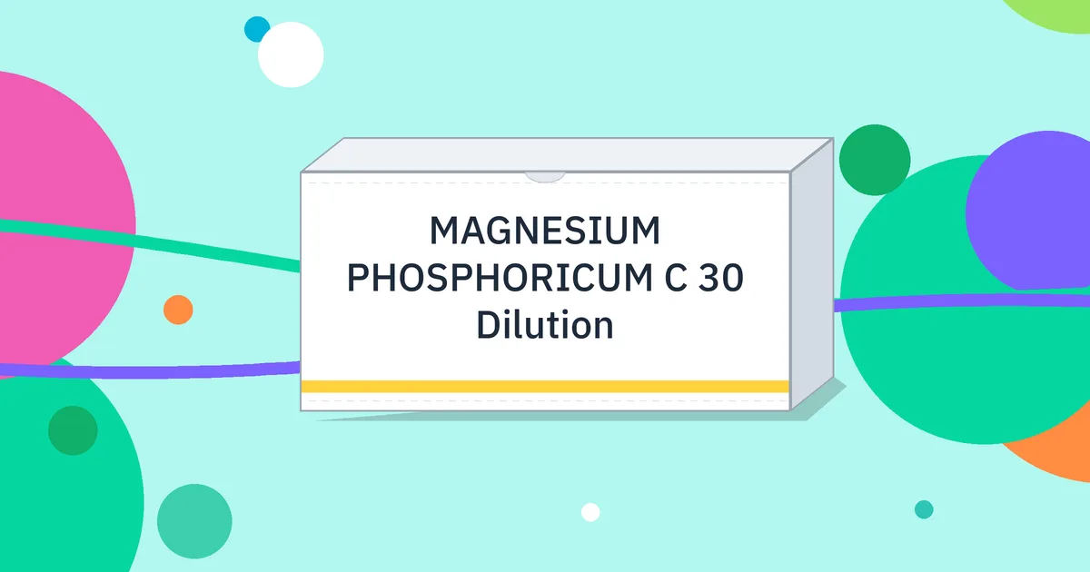 Symbolbild: Packung mit der Aufschrift MAGNESIUM PHOSPHORICUM C 30 Dilution (PZN 07173376) – Verfügbarkeit und Bezug in Apotheken in Frankfurt am Main