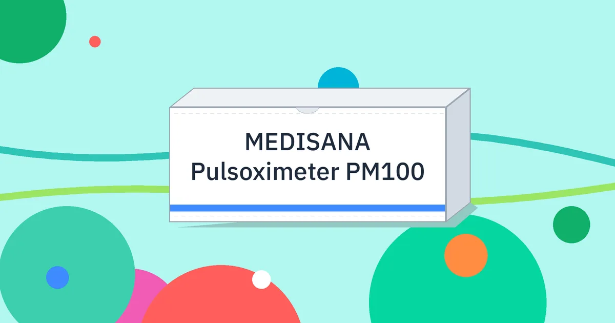 Symbolbild: Packung mit der Aufschrift MEDISANA Pulsoximeter PM100 (PZN 11305961) – Verfügbarkeit und Bezug in Apotheken in Frankfurt am Main