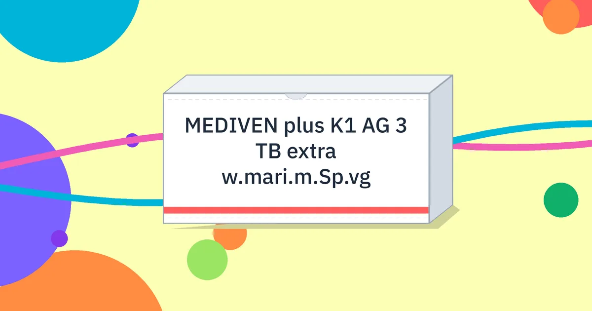 Symbolbild: Packung mit der Aufschrift MEDIVEN plus K1 AG 3 TB extra w.mari.m.Sp.vg (PZN 15066016) – Verfügbarkeit und Bezug in Apotheken in Frankfurt am Main