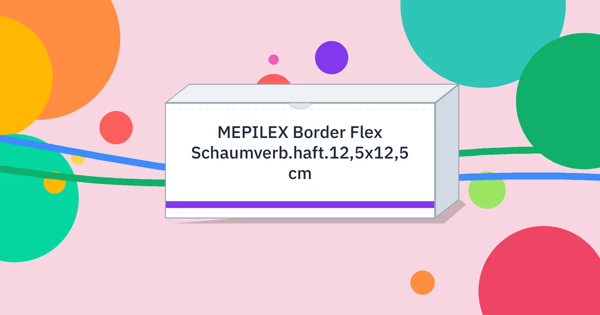 Symbolbild: Packung mit der Aufschrift MEPILEX Border Flex Schaumverb.haft.12,5x12,5 cm (PZN 18719045) – Verfügbarkeit und Bezug in Apotheken in Frankfurt am Main
