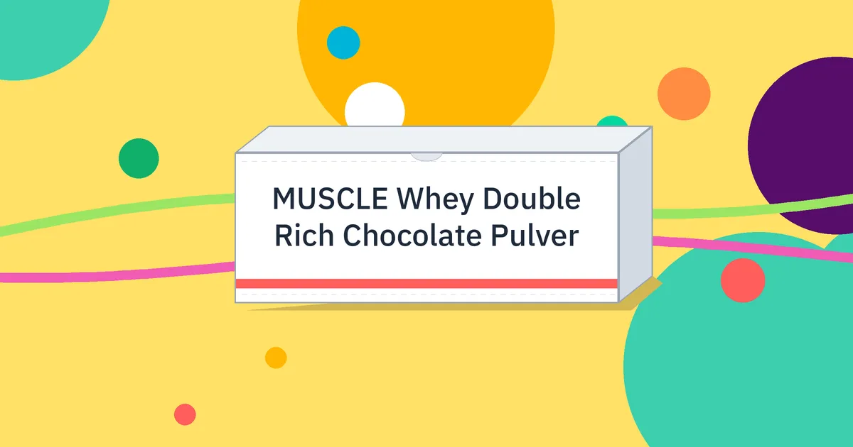 Symbolbild: Packung mit der Aufschrift MUSCLE Whey Double Rich Chocolate Pulver (PZN 10412330) – Verfügbarkeit und Bezug in Apotheken in Frankfurt am Main