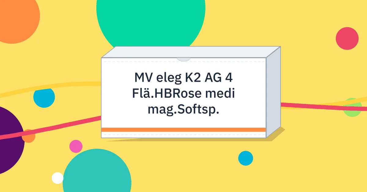 Symbolbild: Packung mit der Aufschrift MV eleg K2 AG 4 Flä.HBRose medi mag.Softsp. (PZN 15718269) – Verfügbarkeit und Bezug in Apotheken in Frankfurt am Main