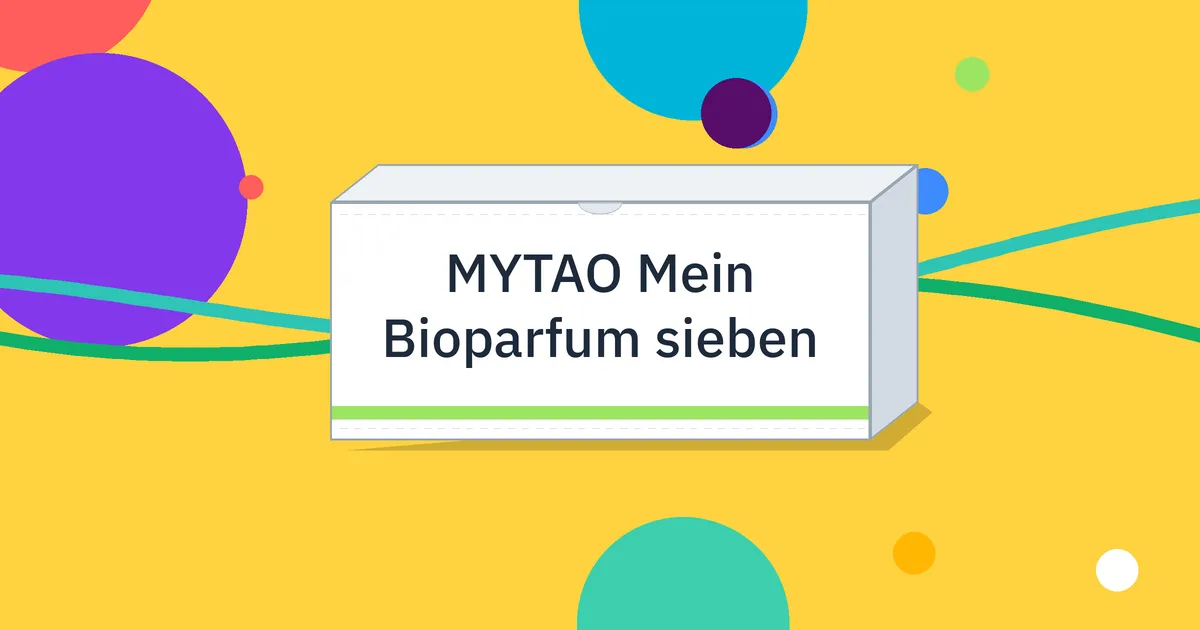 Symbolbild: Packung mit der Aufschrift MYTAO Mein Bioparfum sieben (PZN 10093824) – Verfügbarkeit und Bezug in Apotheken in Frankfurt am Main