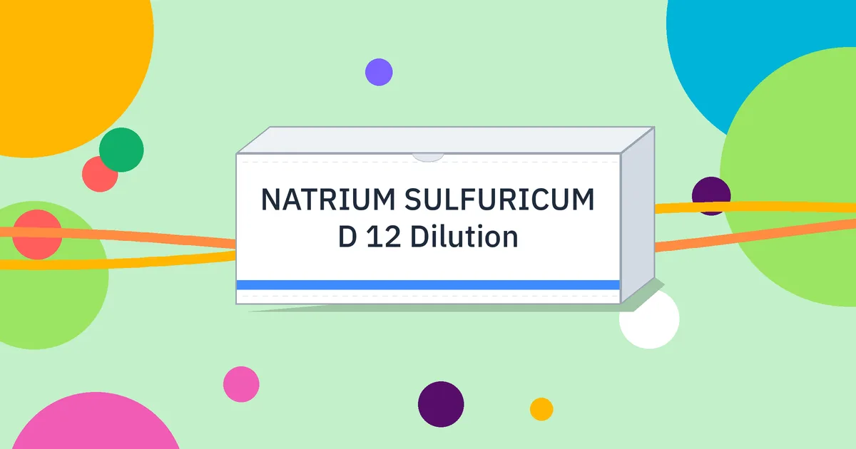 Symbolbild: Packung mit der Aufschrift NATRIUM SULFURICUM D 12 Dilution (PZN 00705485) – Verfügbarkeit und Bezug in Apotheken in Frankfurt am Main