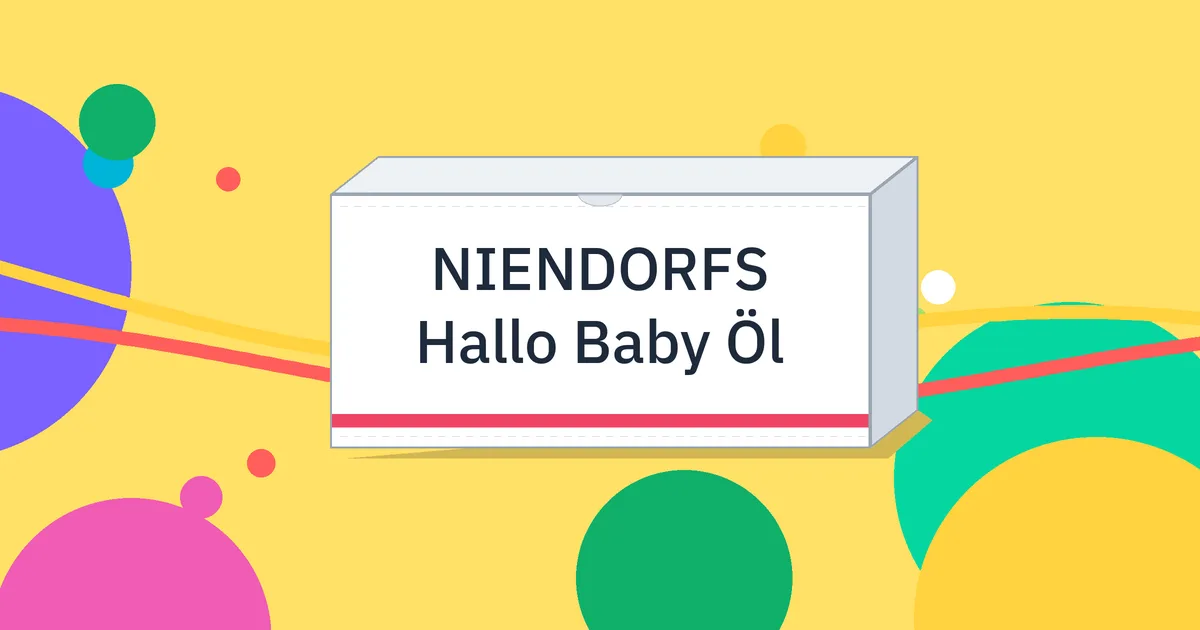 Symbolbild: Packung mit der Aufschrift NIENDORFS Hallo Baby Öl (PZN 06117714) – Verfügbarkeit und Bezug in Apotheken in Frankfurt am Main