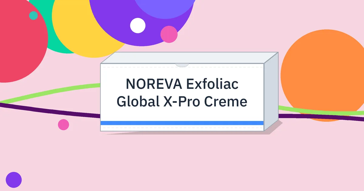 Symbolbild: Packung mit der Aufschrift NOREVA Exfoliac Global X-Pro Creme (PZN 19344624) – Verfügbarkeit und Bezug in Apotheken in Frankfurt am Main