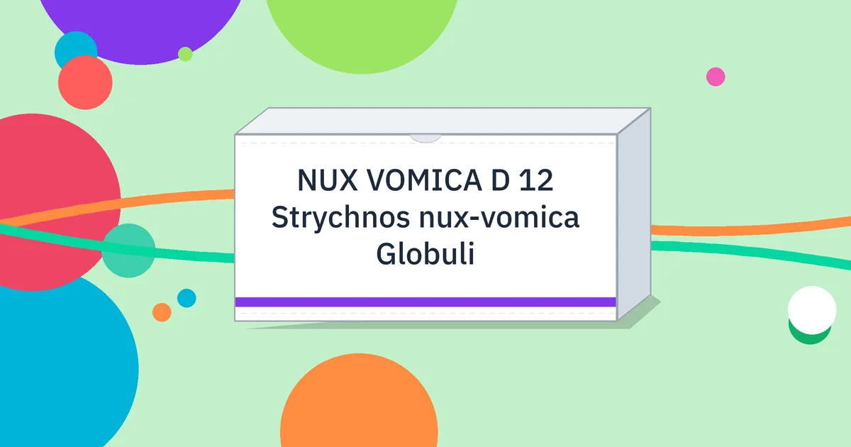 Symbolbild: Packung mit der Aufschrift NUX VOMICA D 12 Strychnos nux-vomica Globuli (PZN 20409375) – Verfügbarkeit und Bezug in Apotheken in Frankfurt am Main