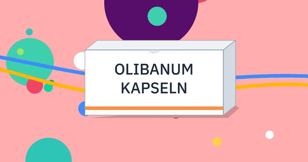 Symbolbild: Packung mit der Aufschrift OLIBANUM KAPSELN (PZN 01099934) – Verfügbarkeit und Bezug in Apotheken in Frankfurt am Main