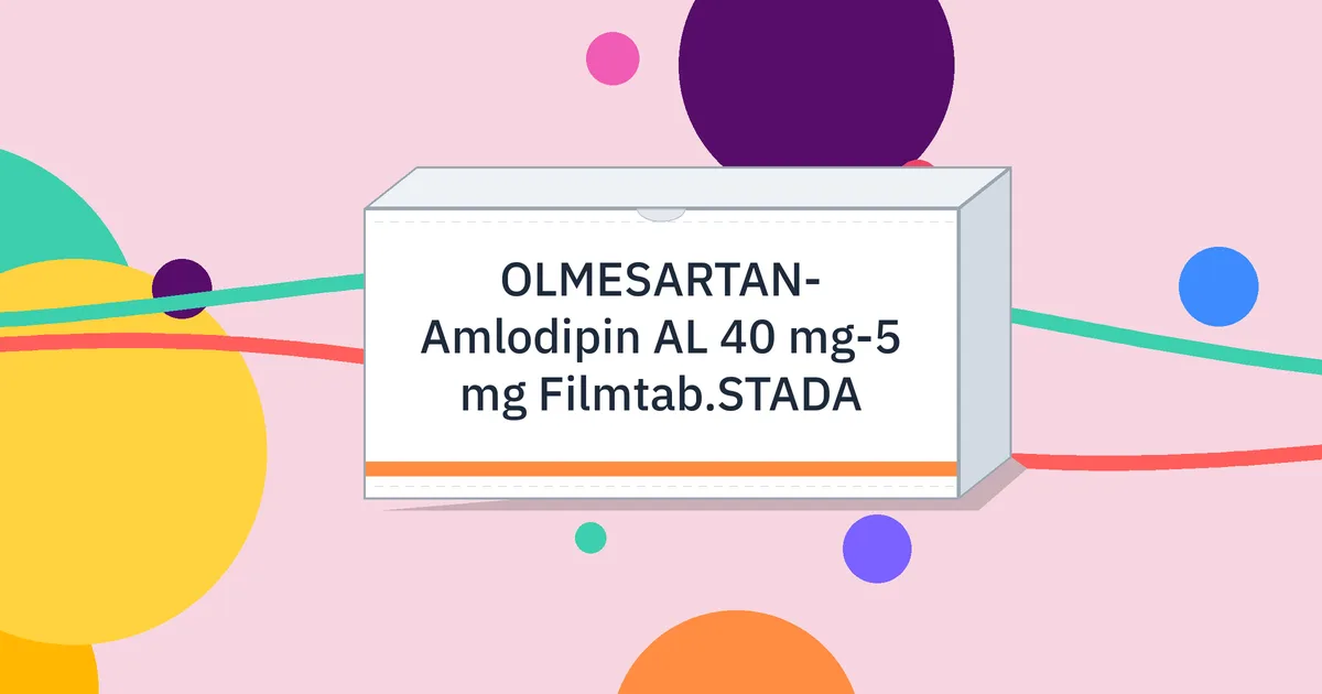 Symbolbild: Packung mit der Aufschrift OLMESARTAN-Amlodipin AL 40 mg-5 mg Filmtab.STADA (PZN 19818720) – Verfügbarkeit und Bezug in Apotheken in Frankfurt am Main