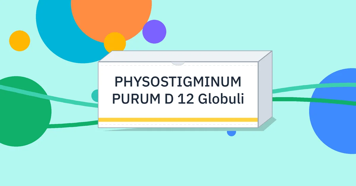 Symbolbild: Packung mit der Aufschrift PHYSOSTIGMINUM PURUM D 12 Globuli (PZN 16693123) – Verfügbarkeit und Bezug in Apotheken in Frankfurt am Main