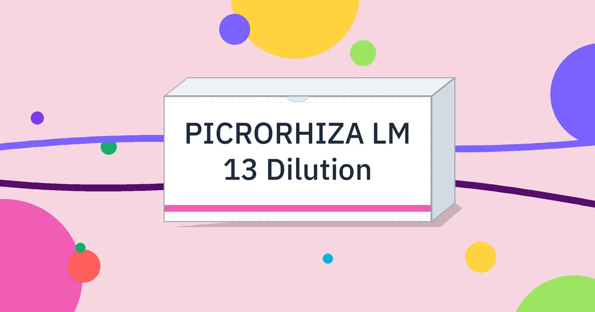 Symbolbild: Packung mit der Aufschrift PICRORHIZA LM 13 Dilution (PZN 13641605) – Verfügbarkeit und Bezug in Apotheken in Frankfurt am Main