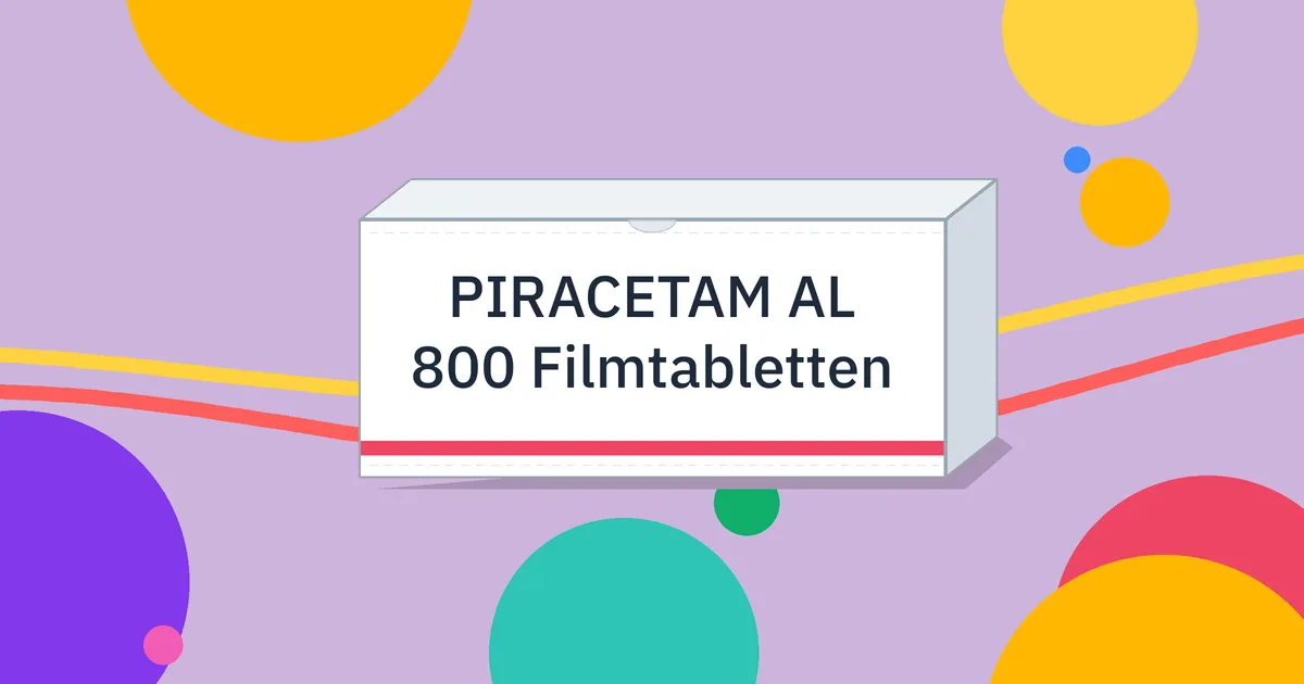 Symbolbild: Packung mit der Aufschrift PIRACETAM AL 800 Filmtabletten (PZN 03295036) – Verfügbarkeit und Bezug in Apotheken in Frankfurt am Main