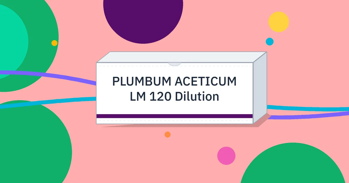Symbolbild: Packung mit der Aufschrift PLUMBUM ACETICUM LM 120 Dilution (PZN 13039156) – Verfügbarkeit und Bezug in Apotheken in Frankfurt am Main
