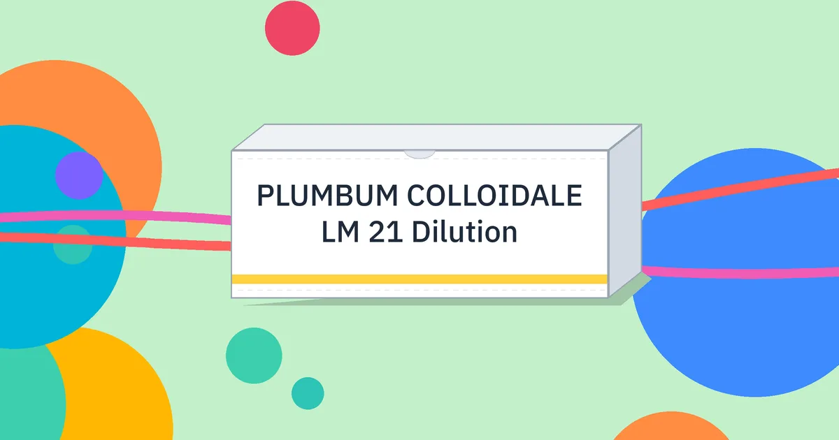 Symbolbild: Packung mit der Aufschrift PLUMBUM COLLOIDALE LM 21 Dilution (PZN 13040337) – Verfügbarkeit und Bezug in Apotheken in Frankfurt am Main