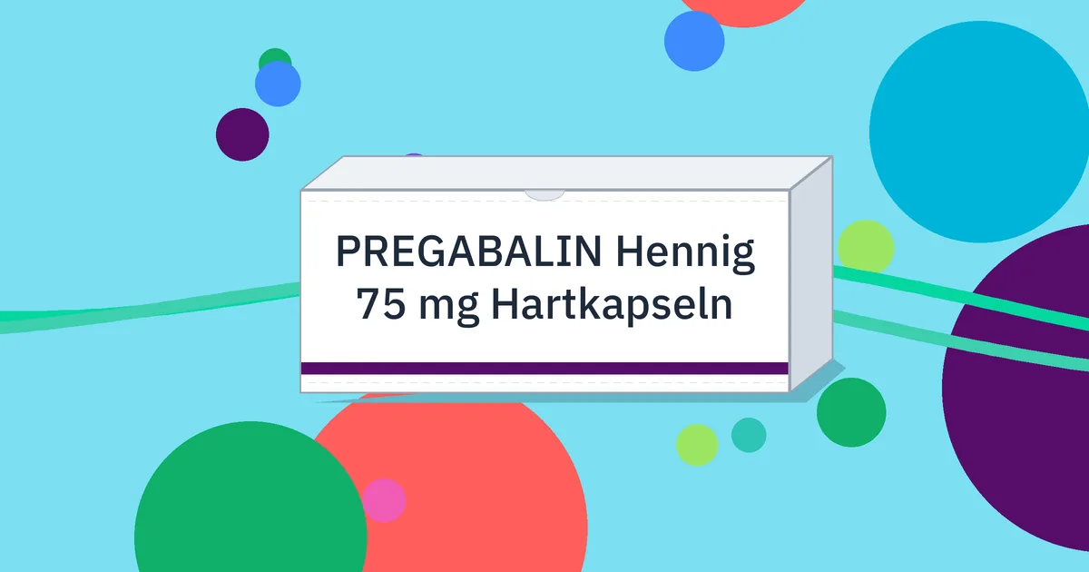 Symbolbild: Packung mit der Aufschrift PREGABALIN Hennig 75 mg Hartkapseln (PZN 11003757) – Verfügbarkeit und Bezug in Apotheken in Frankfurt am Main