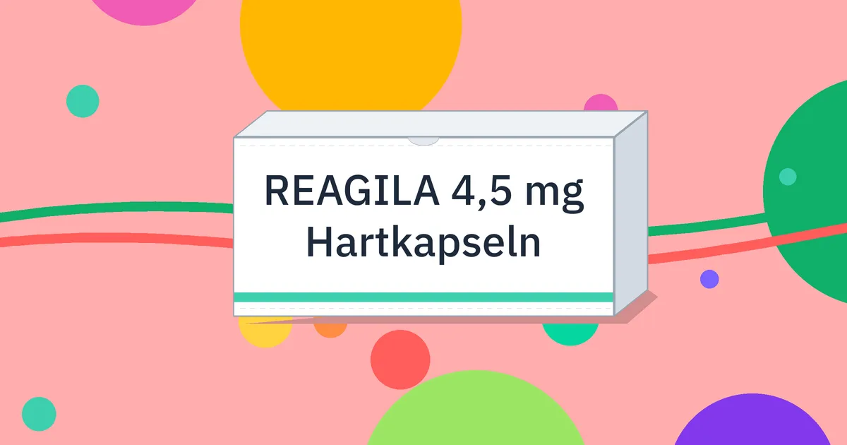 Symbolbild: Packung mit der Aufschrift REAGILA 4,5 mg Hartkapseln (PZN 16824186) – Verfügbarkeit und Bezug in Apotheken in Frankfurt am Main