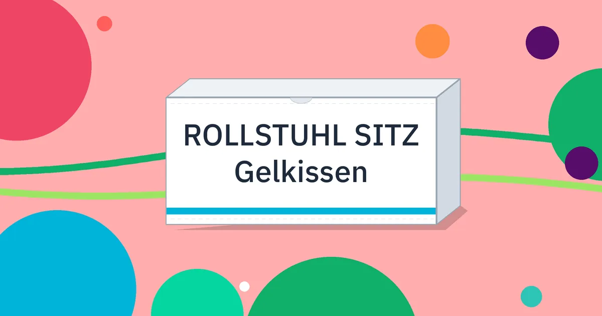 Symbolbild: Packung mit der Aufschrift ROLLSTUHL SITZ Gelkissen (PZN 03375491) – Verfügbarkeit und Bezug in Apotheken in Frankfurt am Main
