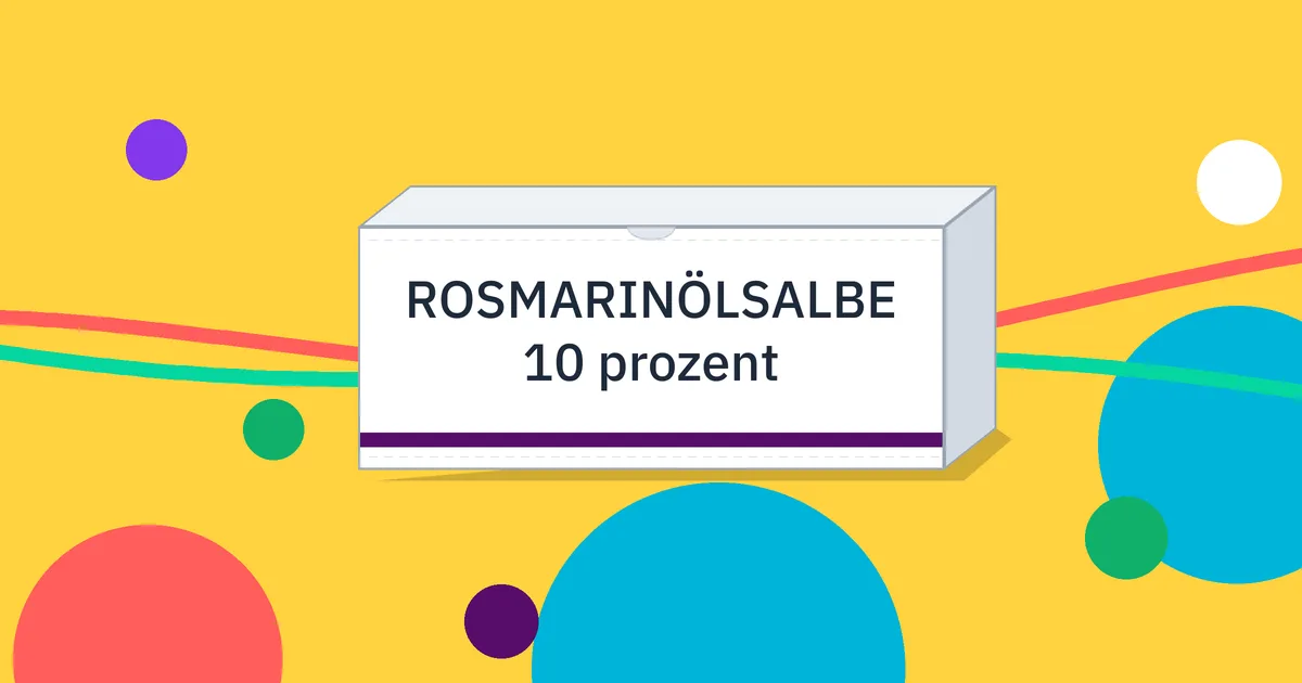 Symbolbild: Packung mit der Aufschrift ROSMARINÖLSALBE 10 prozent (PZN 15407664) – Verfügbarkeit und Bezug in Apotheken in Frankfurt am Main