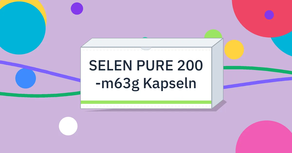 Symbolbild: Packung mit der Aufschrift SELEN PURE 200 -m63g Kapseln (PZN 17240240) – Verfügbarkeit und Bezug in Apotheken in Frankfurt am Main