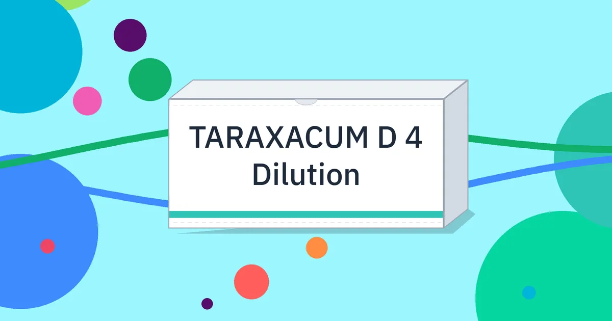 Symbolbild: Packung mit der Aufschrift TARAXACUM D 4 Dilution (PZN 02622763) – Verfügbarkeit und Bezug in Apotheken in Frankfurt am Main