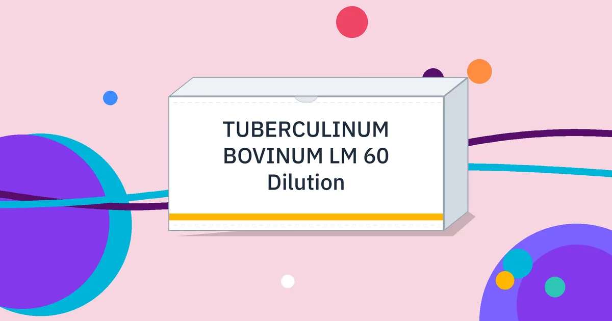 Symbolbild: Packung mit der Aufschrift TUBERCULINUM BOVINUM LM 60 Dilution (PZN 03502883) – Verfügbarkeit und Bezug in Apotheken in Frankfurt am Main