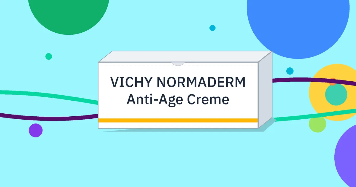 Symbolbild: Packung mit der Aufschrift VICHY NORMADERM Anti-Age Creme (PZN 09219384) – Verfügbarkeit und Bezug in Apotheken in Frankfurt am Main