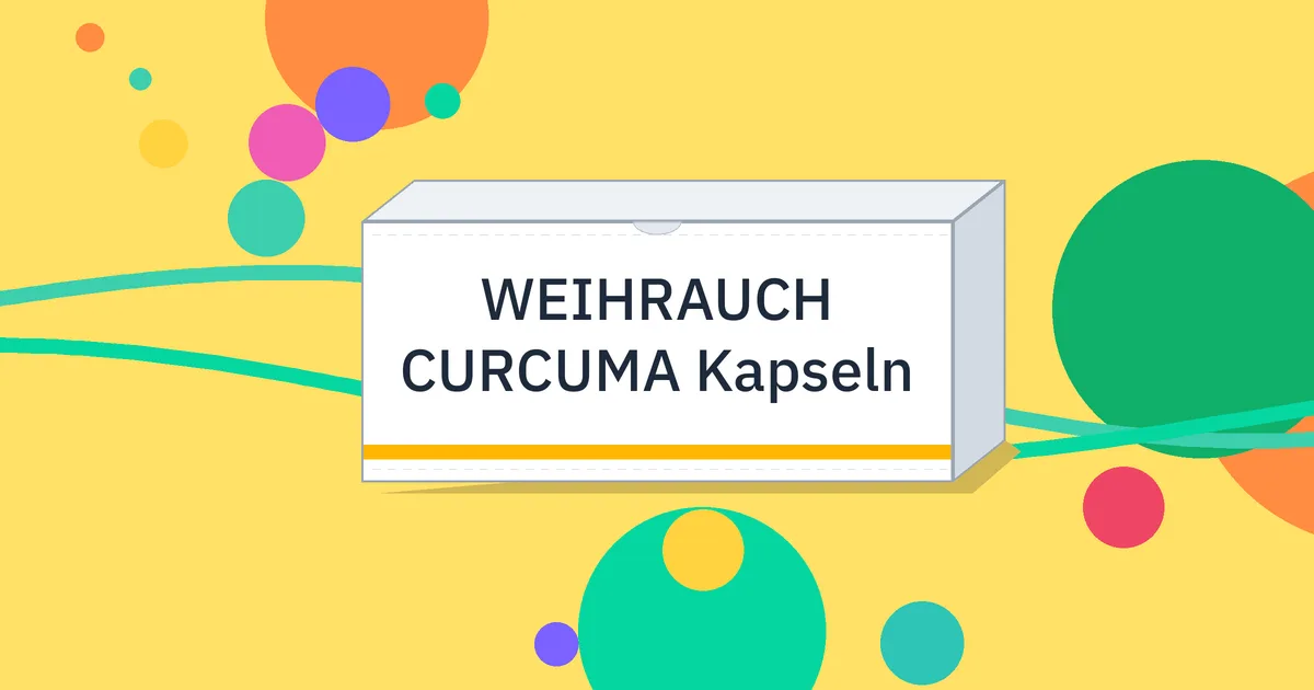 Symbolbild: Packung mit der Aufschrift WEIHRAUCH CURCUMA Kapseln (PZN 10065041) – Verfügbarkeit und Bezug in Apotheken in Frankfurt am Main