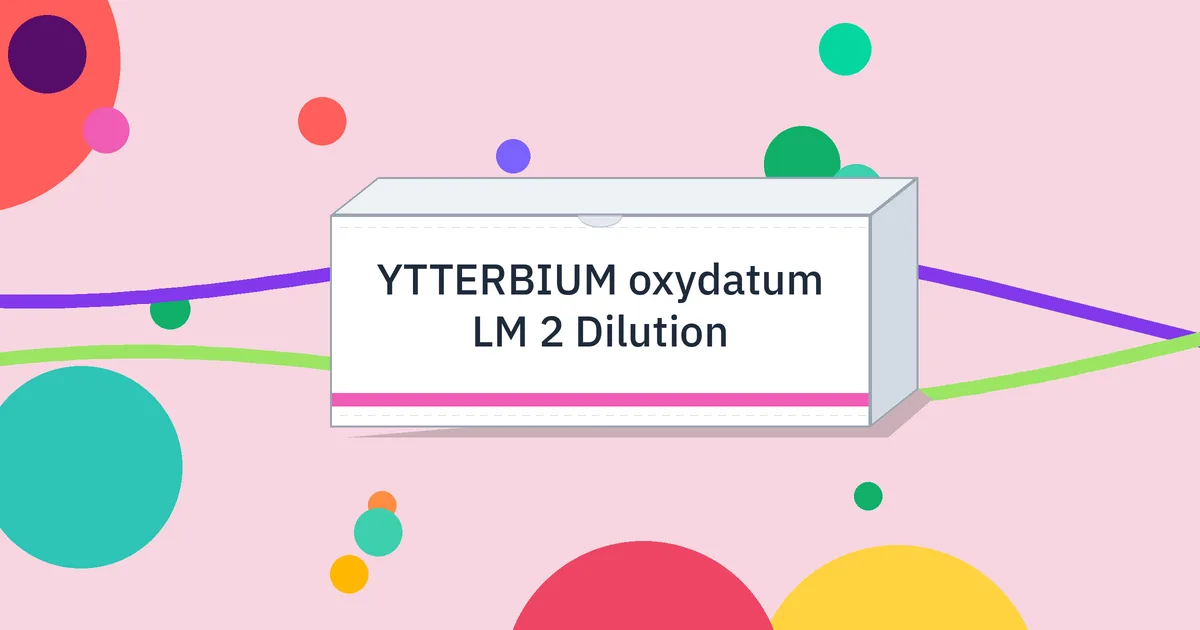 Symbolbild: Packung mit der Aufschrift YTTERBIUM oxydatum LM 2 Dilution (PZN 13286647) – Verfügbarkeit und Bezug in Apotheken in Frankfurt am Main