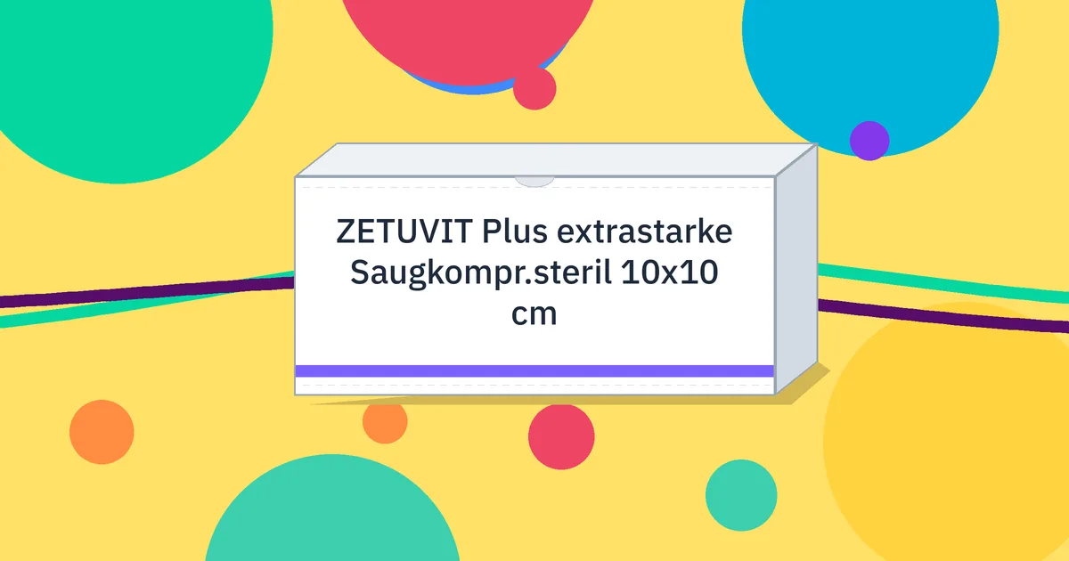 Symbolbild: Packung mit der Aufschrift ZETUVIT Plus extrastarke Saugkompr.steril 10x10 cm (PZN 16205477) – Verfügbarkeit und Bezug in Apotheken in Frankfurt am Main